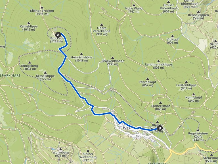 Harz: Vom Brocken über den Eckerlochstieg nach Schierke | Wanderung ...